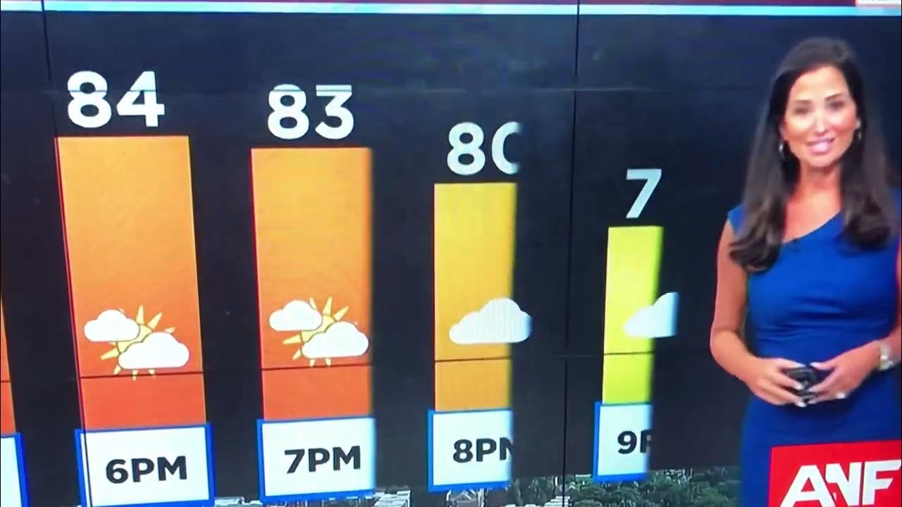 Jennifer Valdez …creamy tan skin POPPING off that Midnight - blue dress. {5/3/24} - YouTube