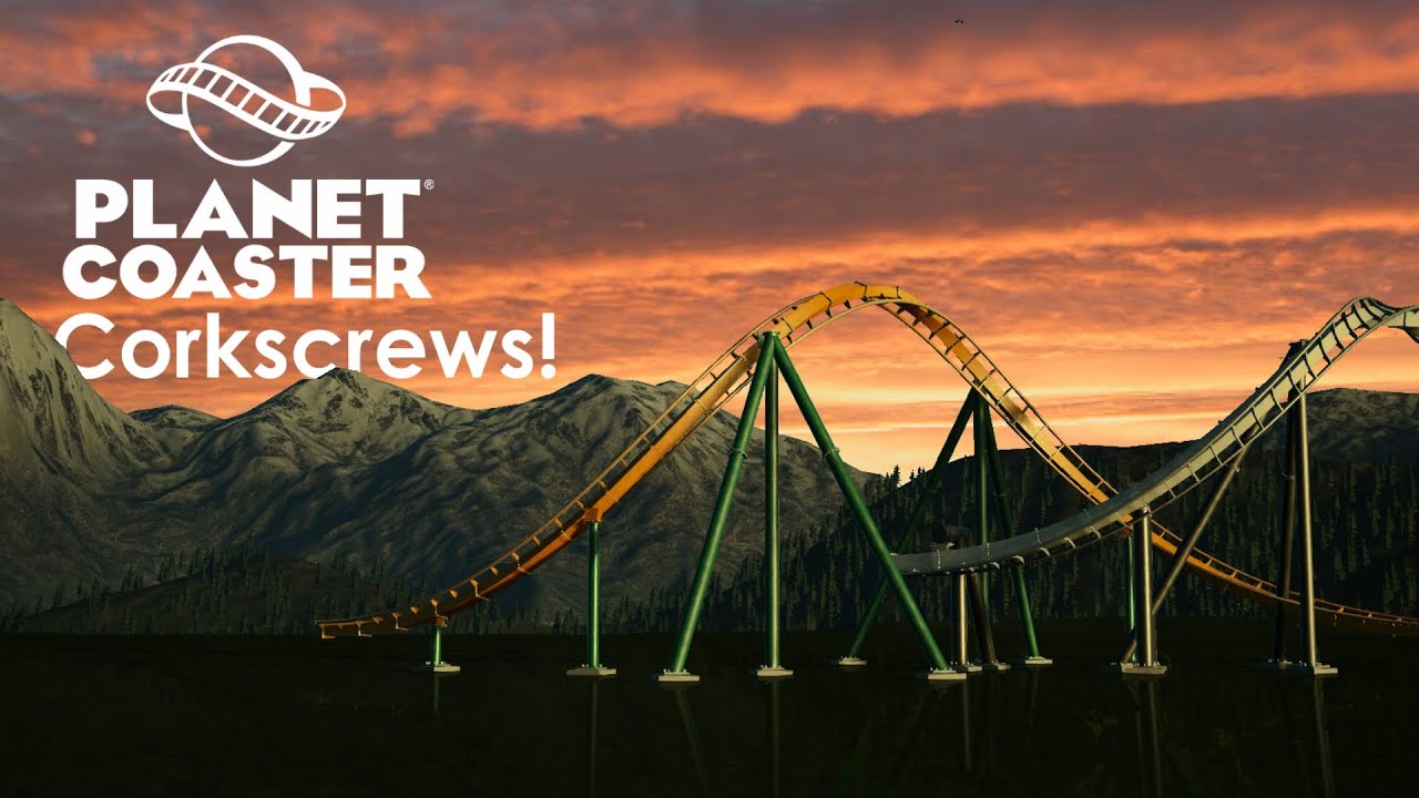 How To Make Custom SMOOTH Corkscrews in Planet Coaster! - YouTube