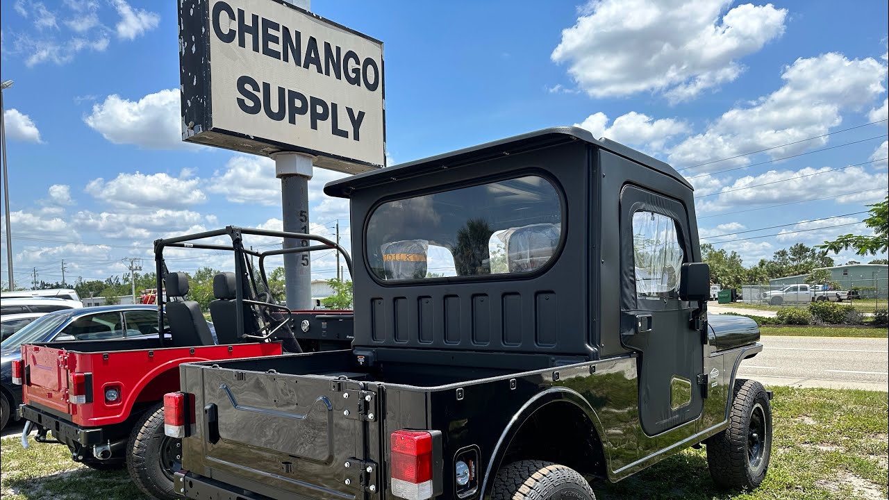 New Mahindra Roxor Turbo Diesel 5 speed! Awesome Industrial Side by ...