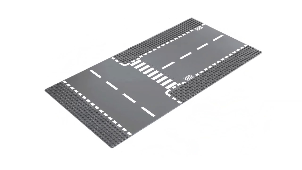 LEGO 60236 Straight and T-junction - LEGO City - YouTube