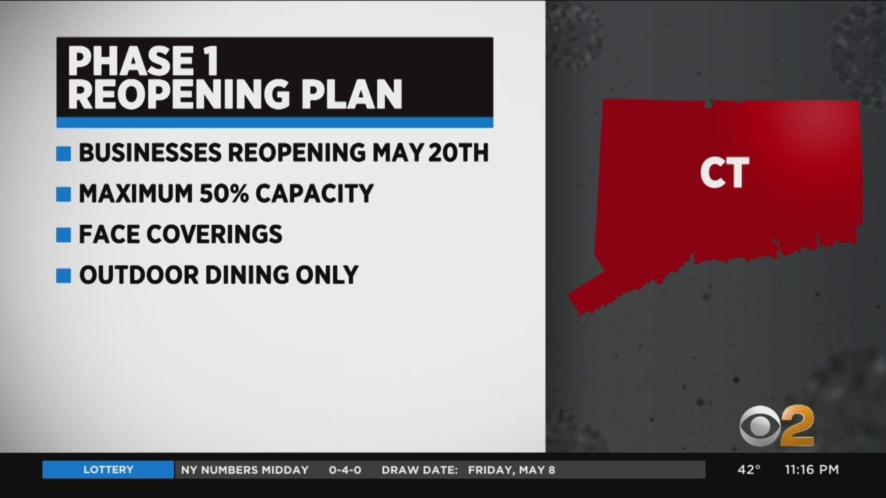 Connecticut Unveils Phase One Of Reopening Plan - YouTube