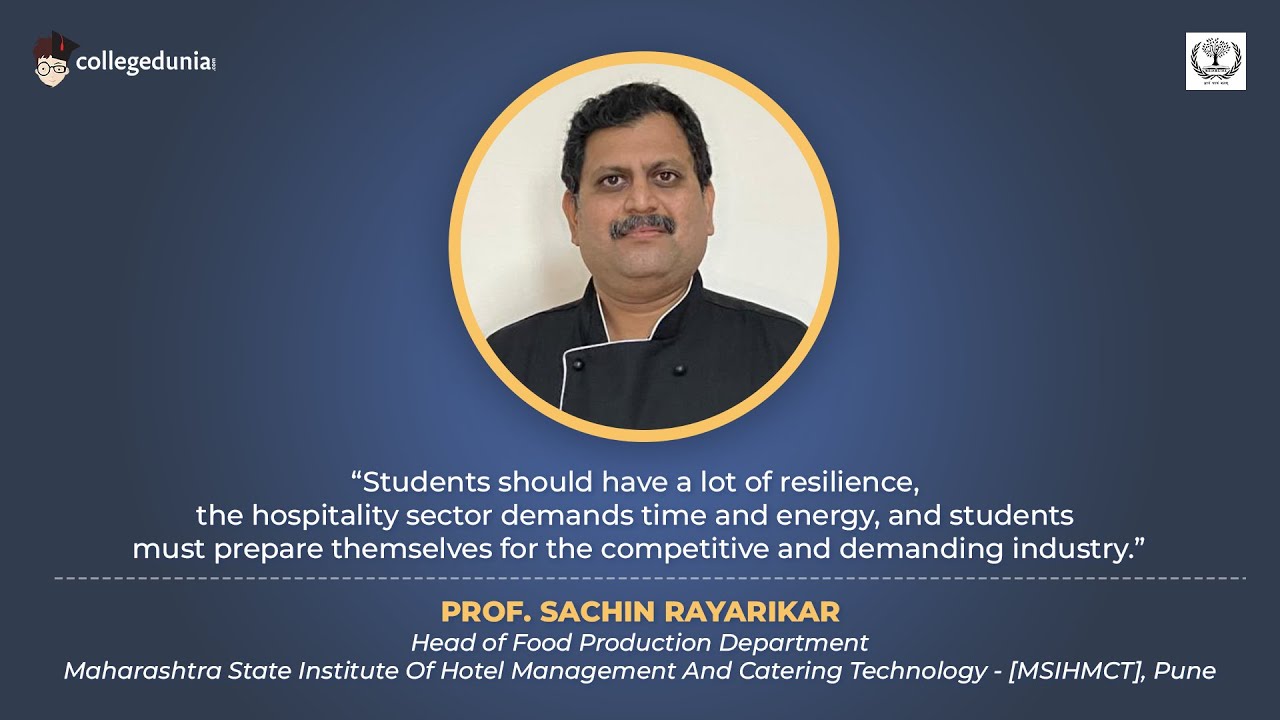 Prof. Sachin Rayarikar | Head of Food Production Department | [MSIHMCT ...