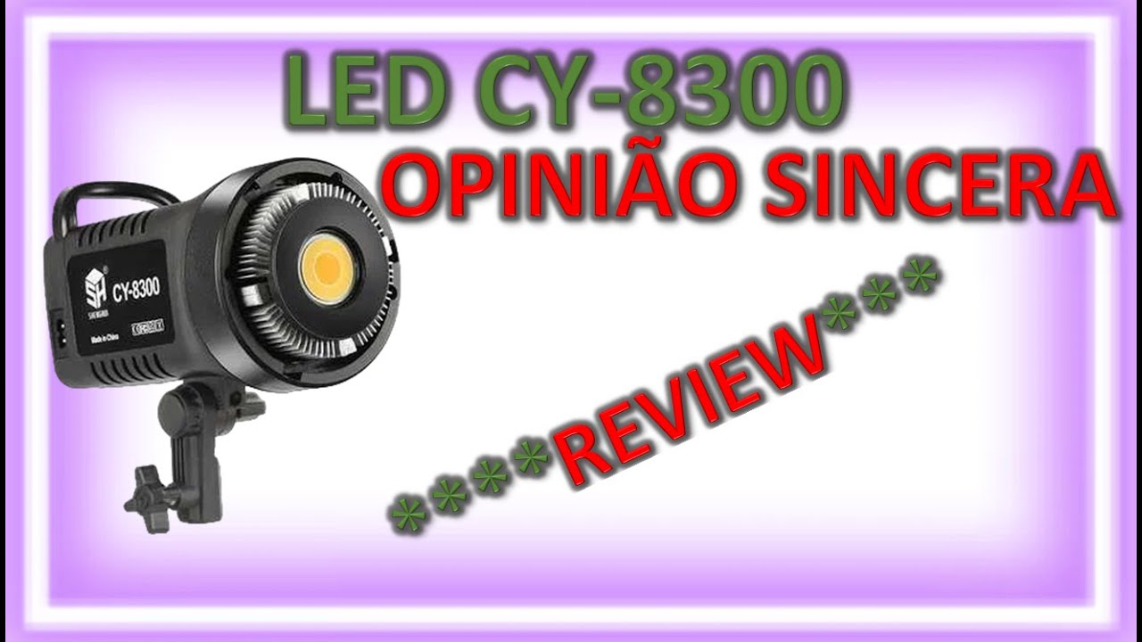LED CY-8300 SHENGHUI - OPINIÃO SINCERA!!! - YouTube