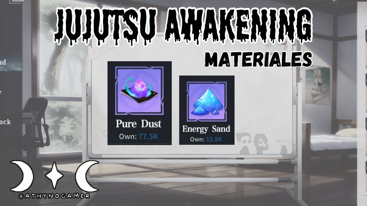 Pure Dust y Energy Sand ¿Dónde se usan? - Jujutsu Awakening - YouTube