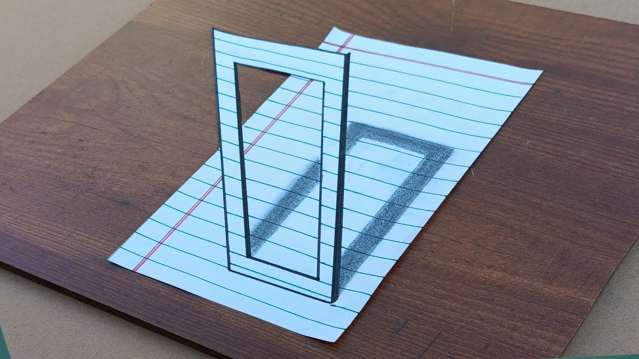 Easy and Unique 3D illusion Drawing || 3D Art Tutorial || - YouTube