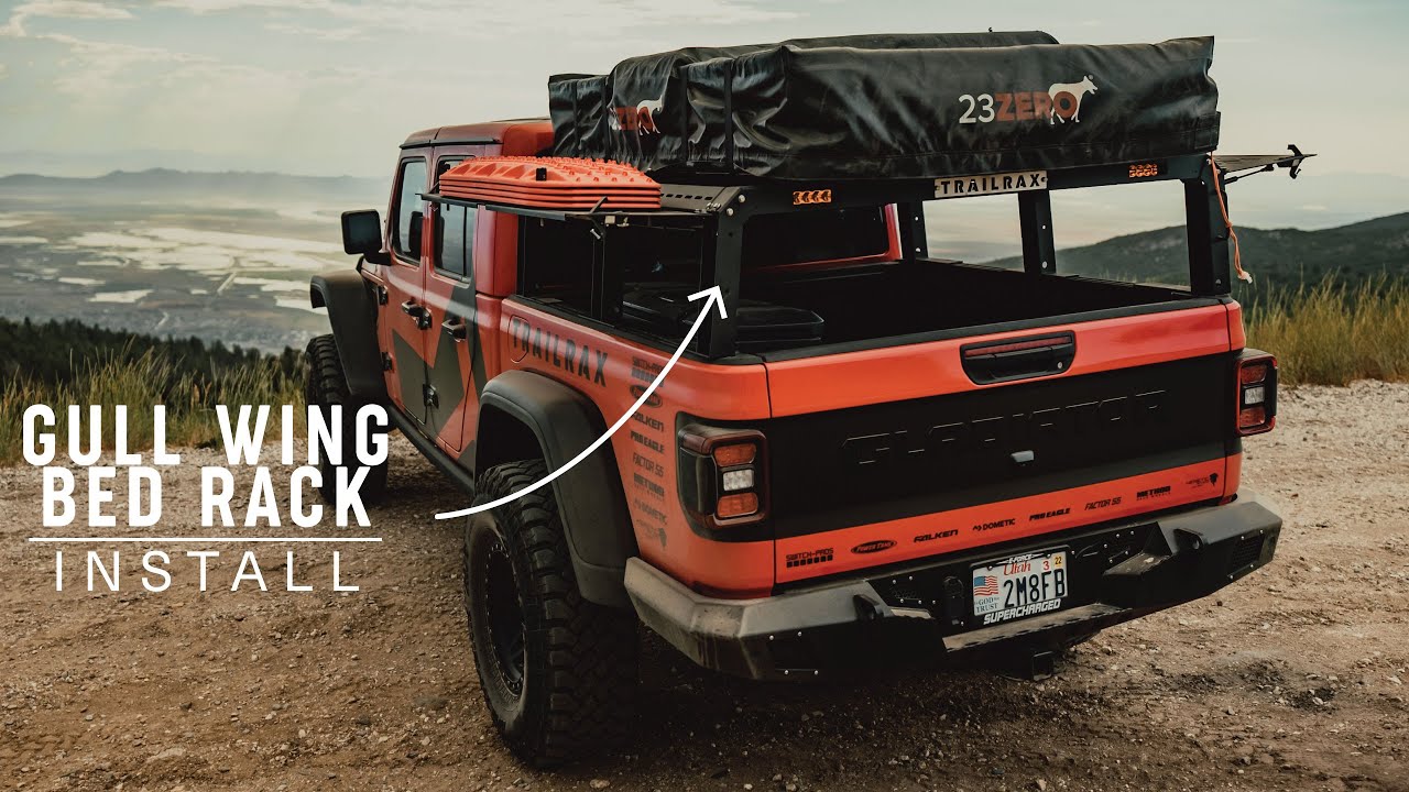 TrailRax Gull Wing Bed Rack Installation Instructions - YouTube