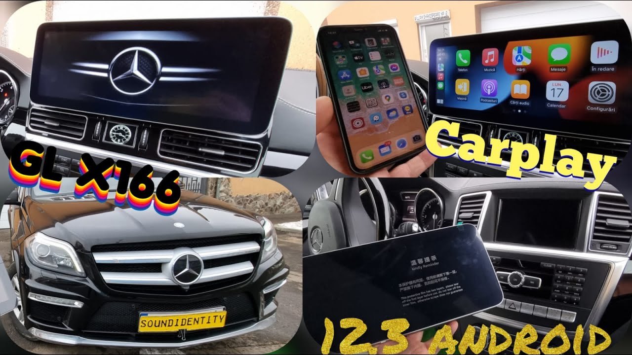 MERCEDES ML GL X166 ANDROID 11 6GB RAM 12.3 INCHI BIG MONITOR ( 2011 ...