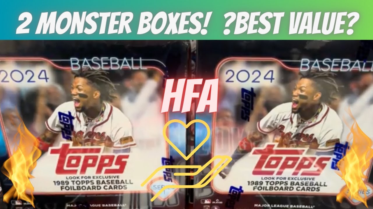 Monster Boxes! 🎉 2024 Topps Series 1 ⚾️ Great Value! HFA and Plenty of ...