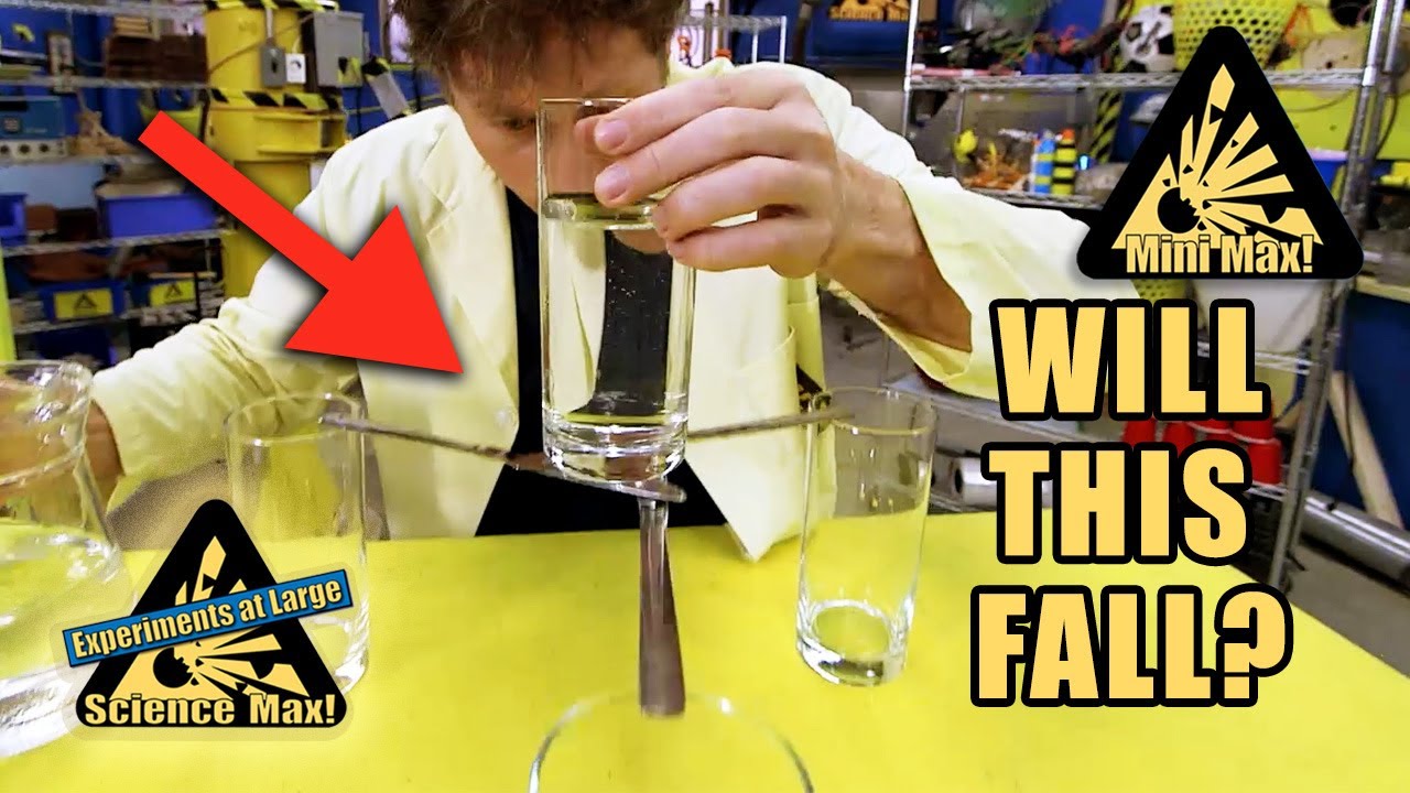 Knife Balancing Trick | Mini Max | Home Science Experiments | Science ...