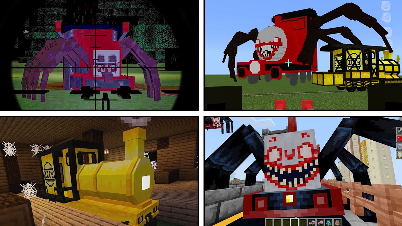 [All Battles] Choo Choo Charles - Minecraft - YouTube