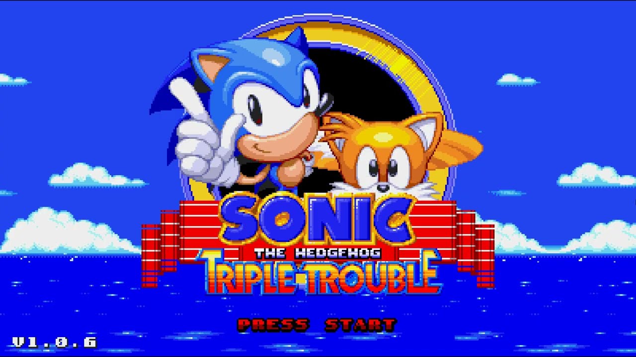 Sonic Triple Trouble 16 bit - Sonic & Tails Full Game - YouTube