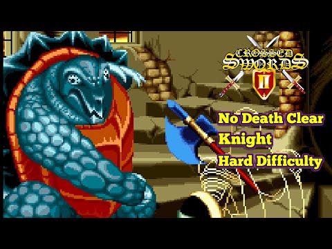 Crossed Swords II (Neo Geo CD) 1 Credit Clear with the Knight (Hard Difficulty)