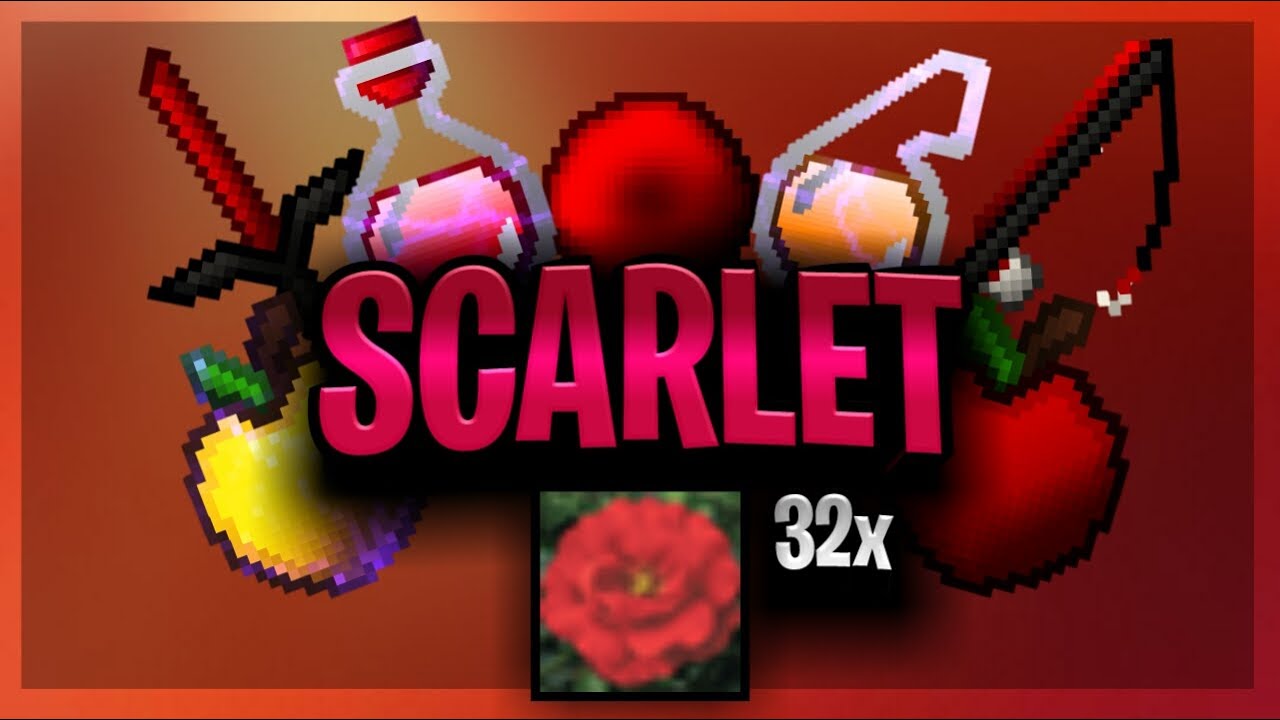 Scarlet by NotroDan MINECRAFT BE 1.16 PVP TEXTUREPACK REVIEW Scarlet ...