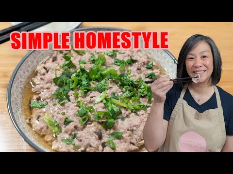 Homestyle Chinese Steamed Pork Patty 蒸肉餅 - Simple Chinese Food