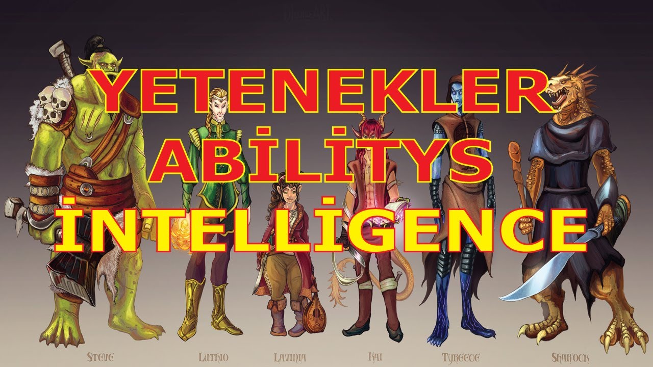 YETENEKLER /Abilitys 3.bölüm İNTELLİGENCE DnD 5e. - YouTube