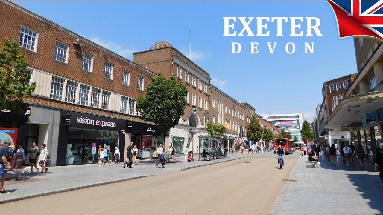 Exeter City Centre! (2023) #EXETER #EXETERCITYCENTRE - YouTube