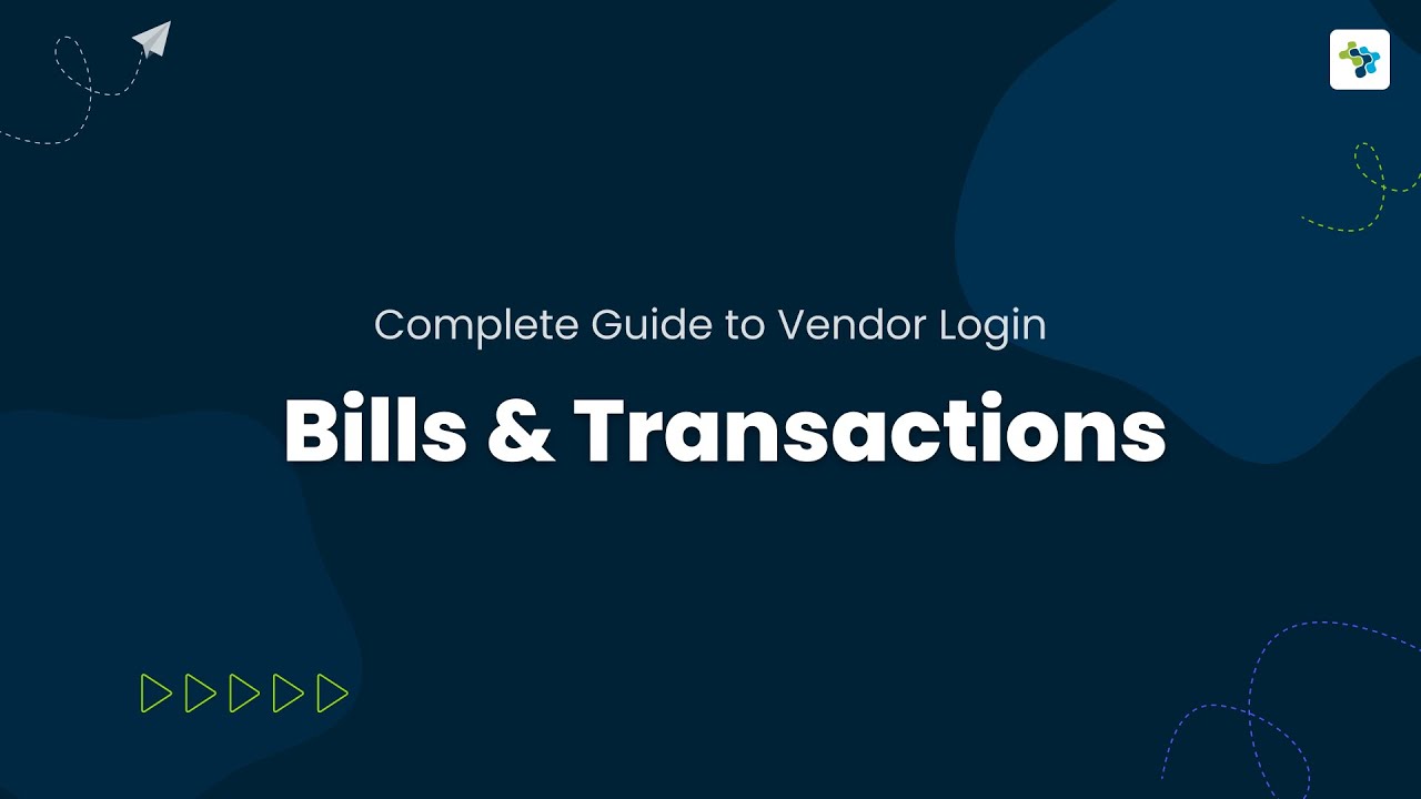 Guide to Bills & Transactions - YouTube