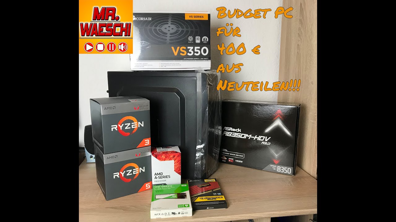 Gaming PC für unter 400 Euro aus Neuteilen - Einbau in das Gehäuse (3/5 ...