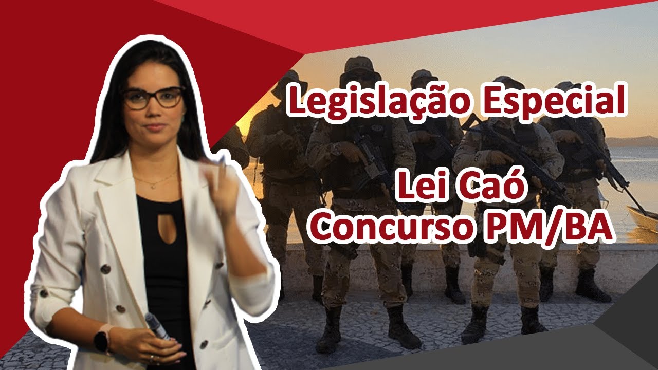 Aula - Lei Caó - Concurso PM/Bahia - YouTube