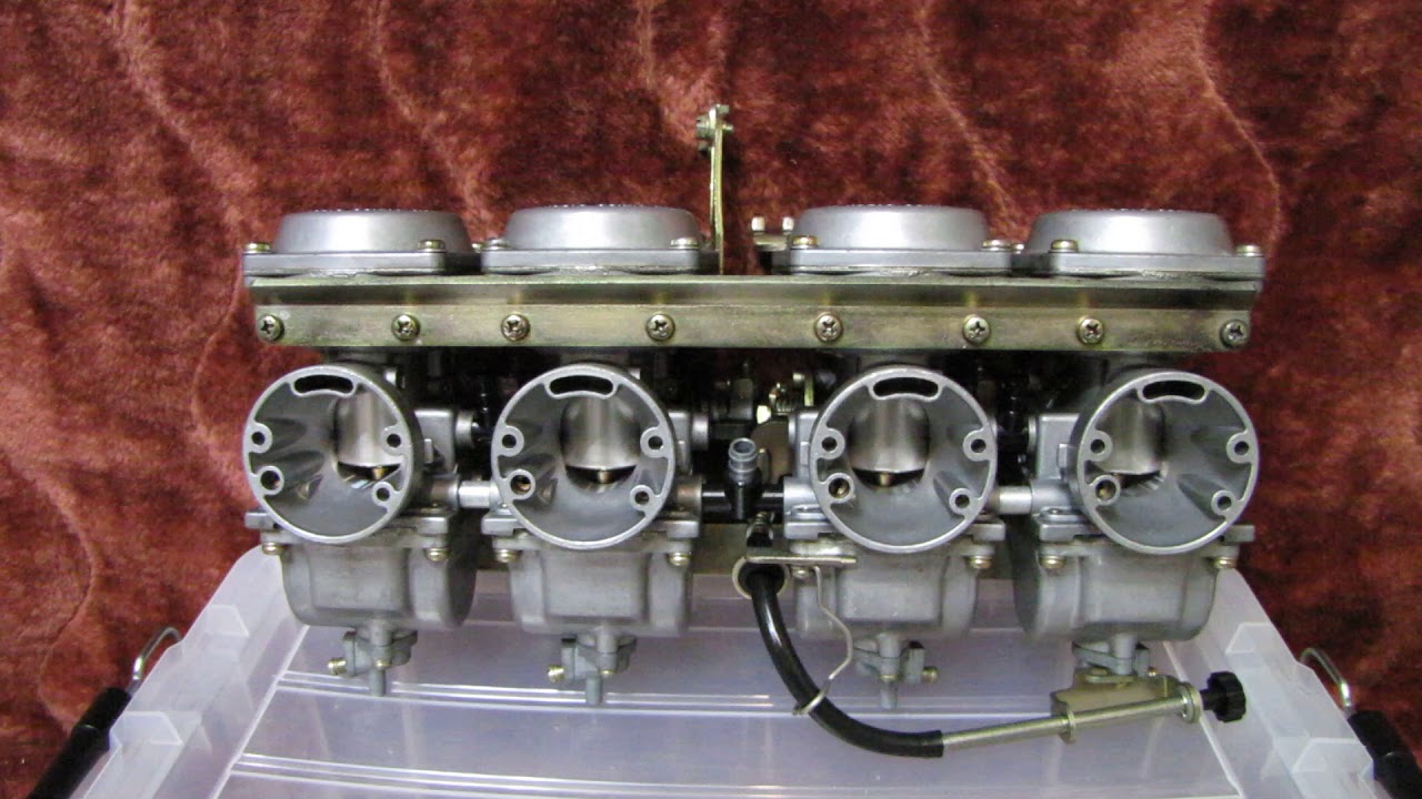 SUZUKI GSX1100S KATANA 純正部品記録動画 MIKUNI BS34SS 後期輸出仕様 純正ミクニBS34SSキャブレター ...