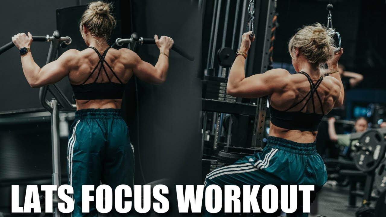 6 weeks out back workout - lats focus - YouTube