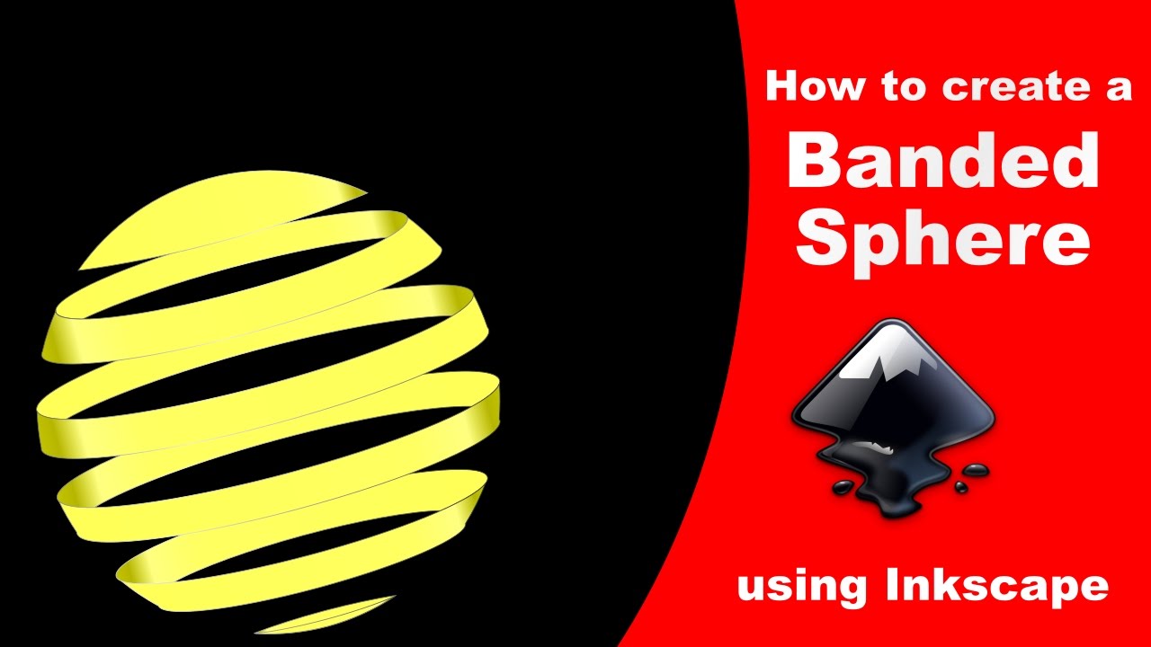 Create a Banded Sphere using Inkscape - YouTube