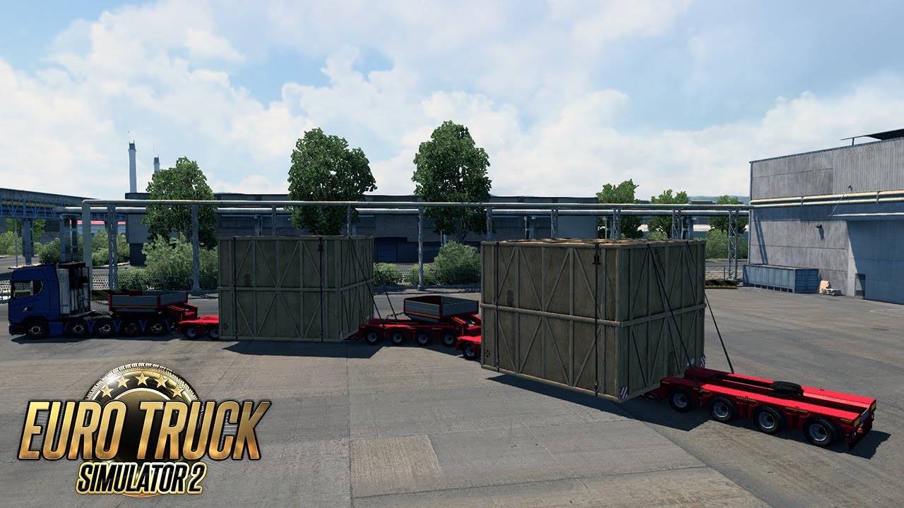 ETS2 1.42 B Double trailer - YouTube