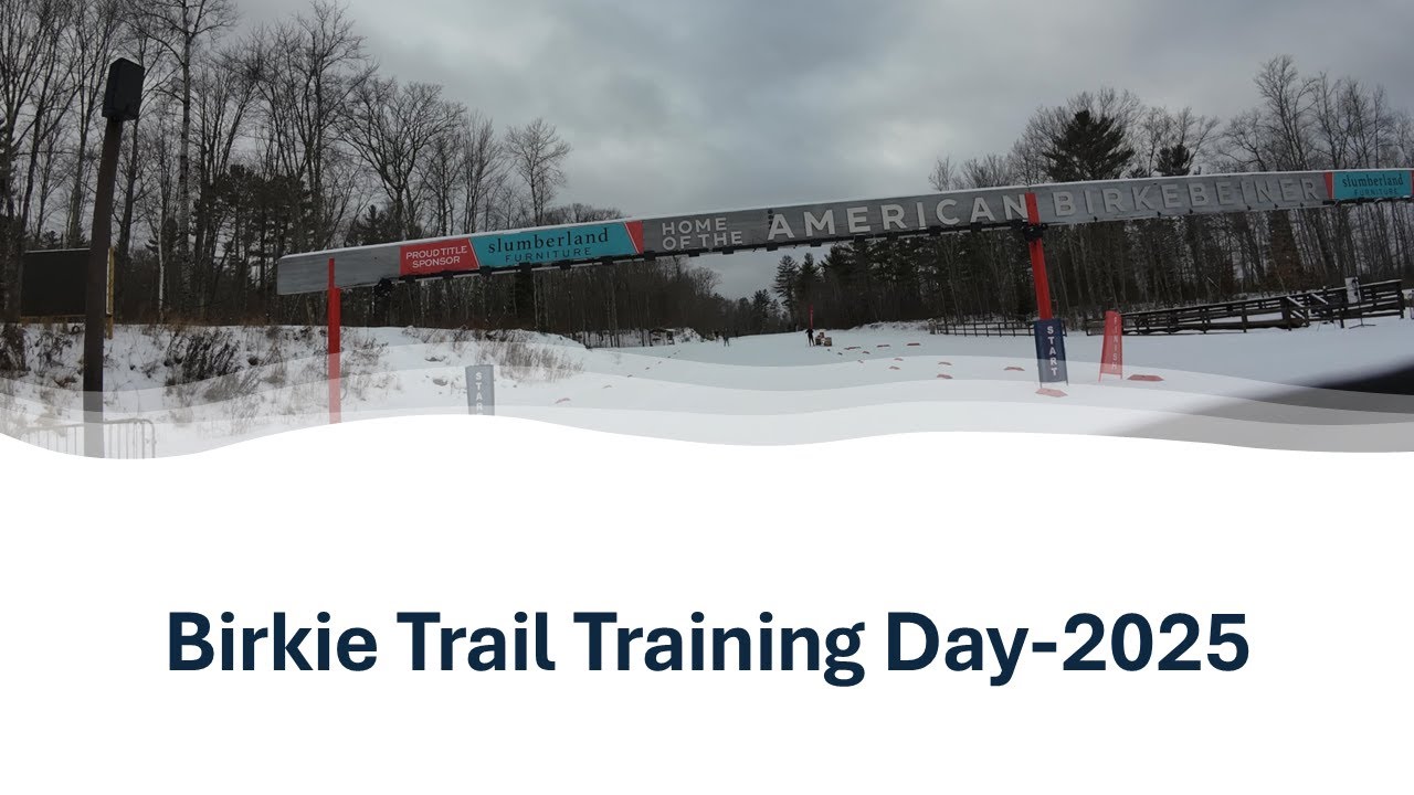 Birkie Ski Trial Training Day-Cable, WI - YouTube