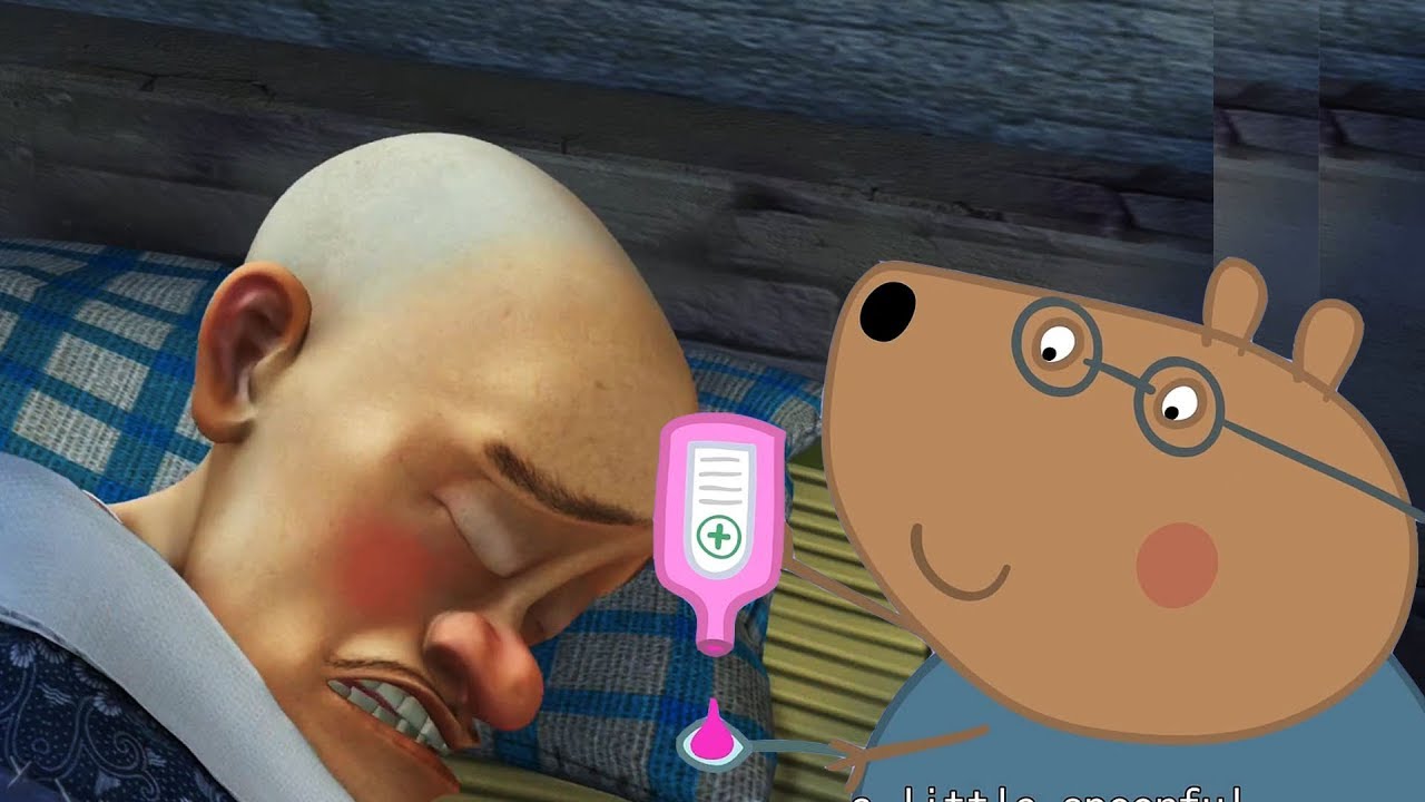 Peppa Pig the ill Logger Vick with Doctor Brown Bear Coloring Book ...