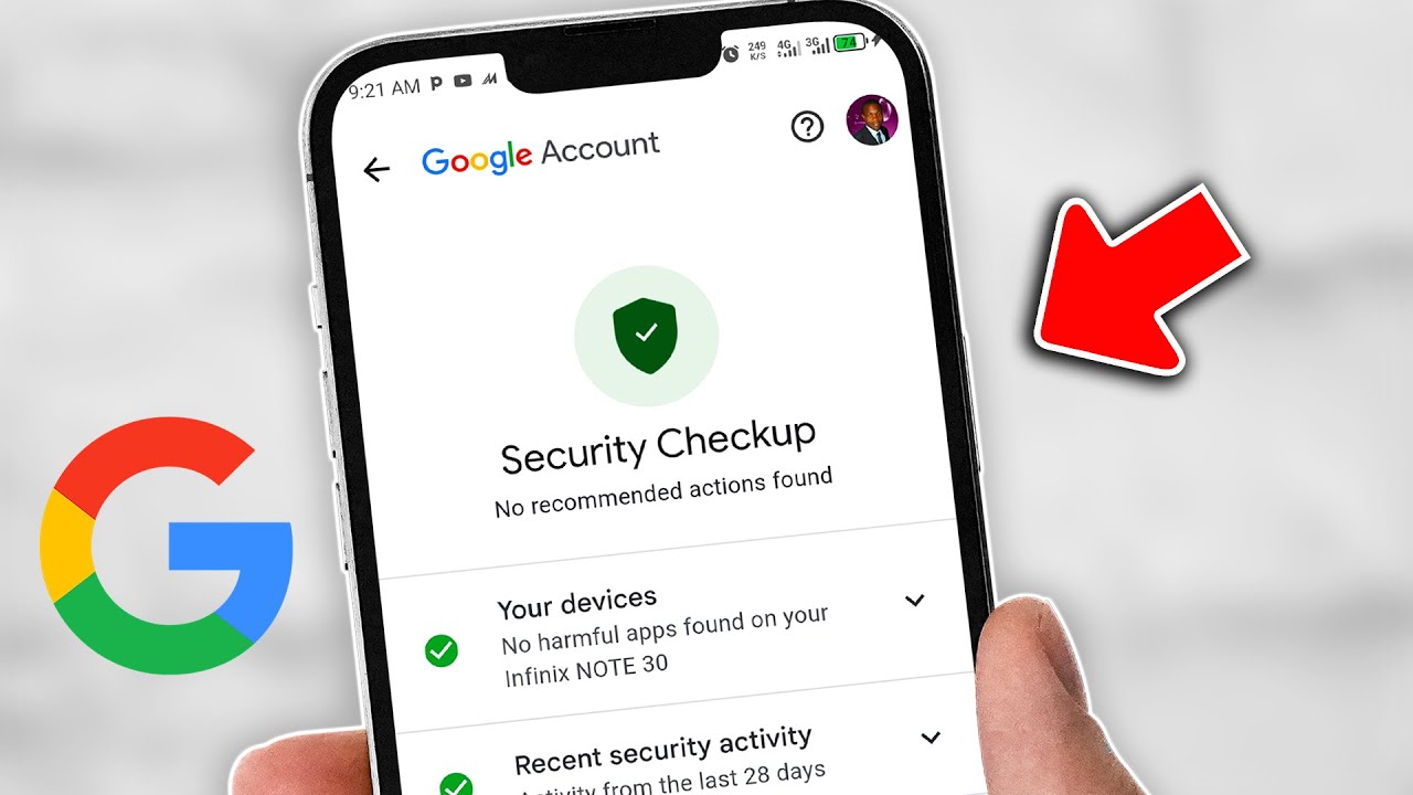 Secure Your Google Account Review Security & Remove Hackers - YouTube