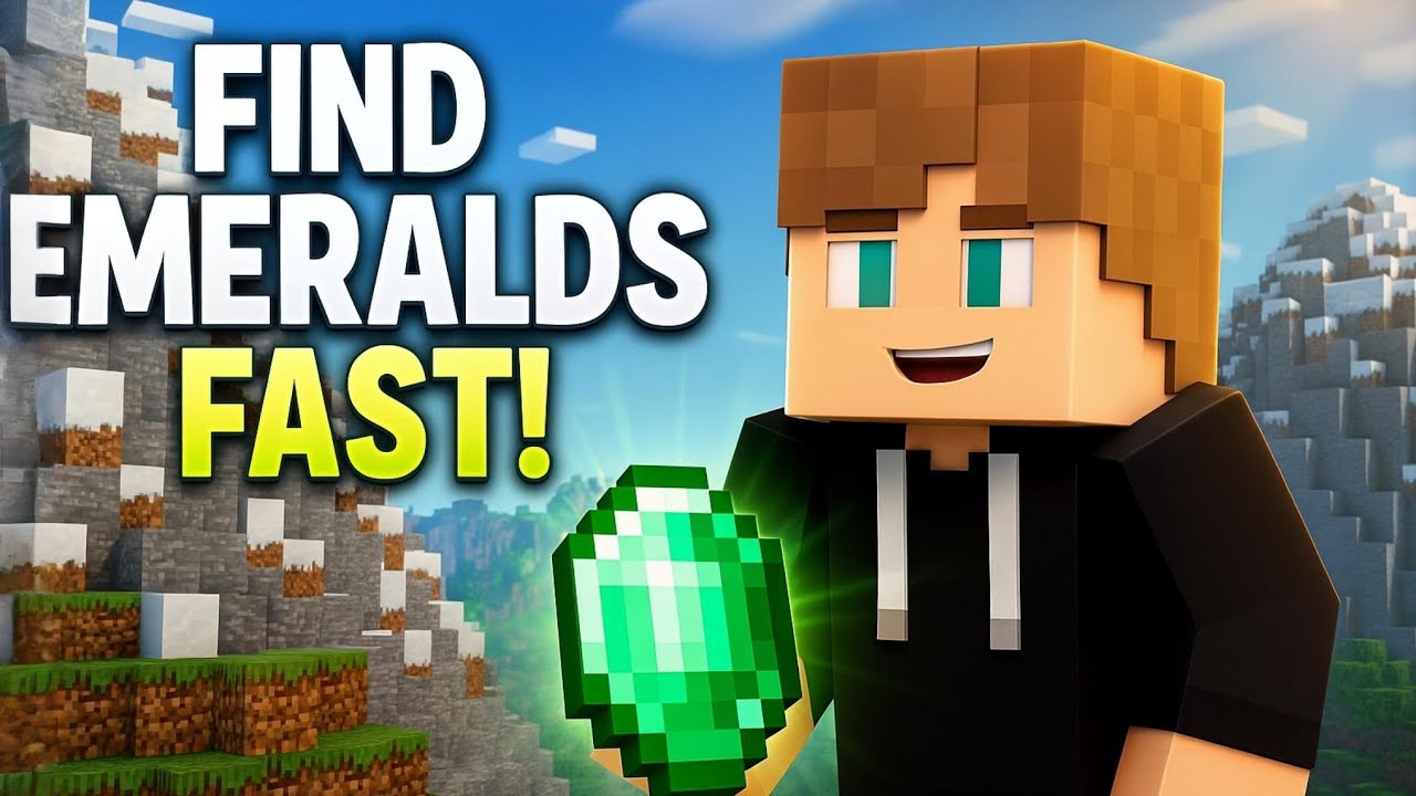 How to Get Unlimited Emeralds FAST in Minecraft! | Mountain Biome ...