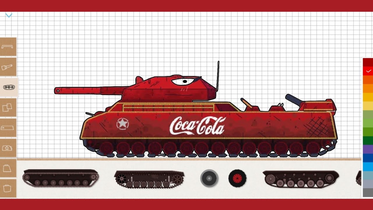 Labo Tank-Military | Gerand Ratte-44 Coca Cola - YouTube