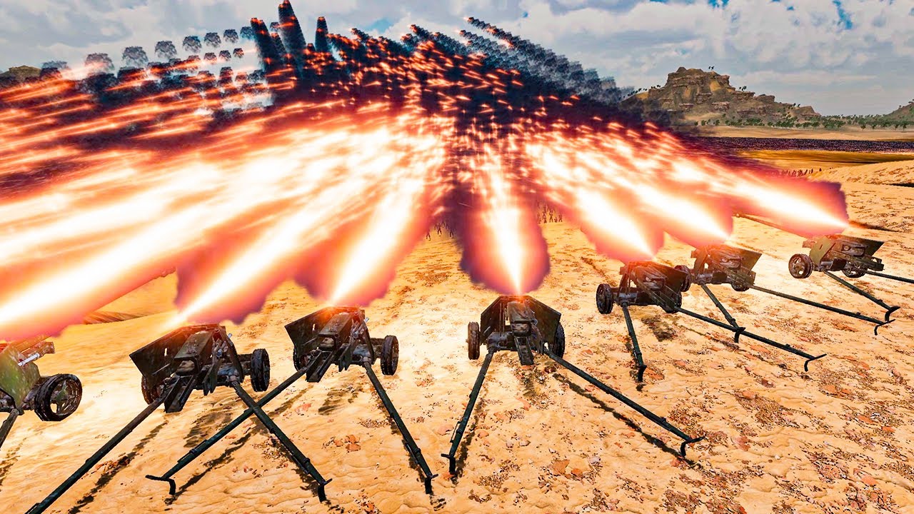 10 Super Artillery Guns vs 3.000.000 Zombies - Ultimate Epic Battle ...