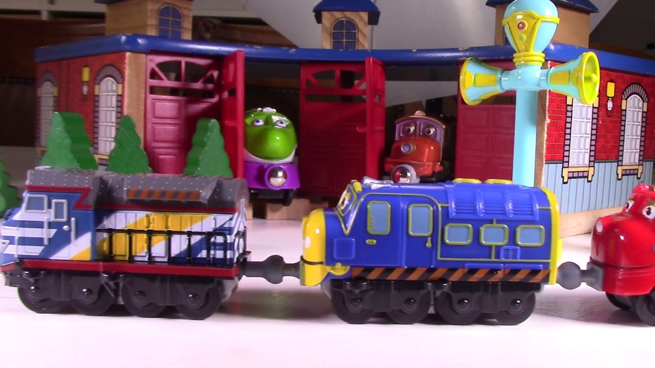 Chuggington Trains with Action Chugger, Brewster, Hanzo, Frostini ...