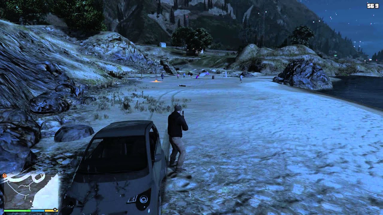 GTA 5 PS4 gameplay HD Trevor as highway sniper - YouTube