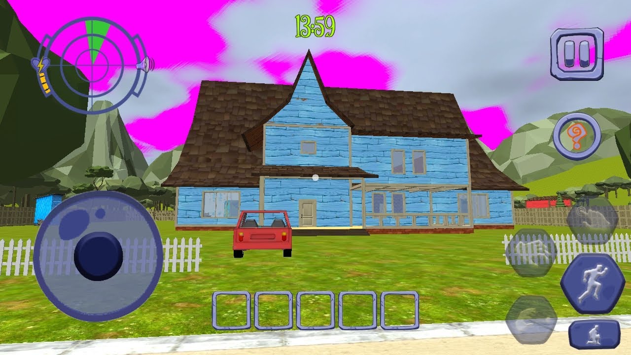 играем в игру Scary Clown Man and Sponge Vader Neighbor. Escape - YouTube