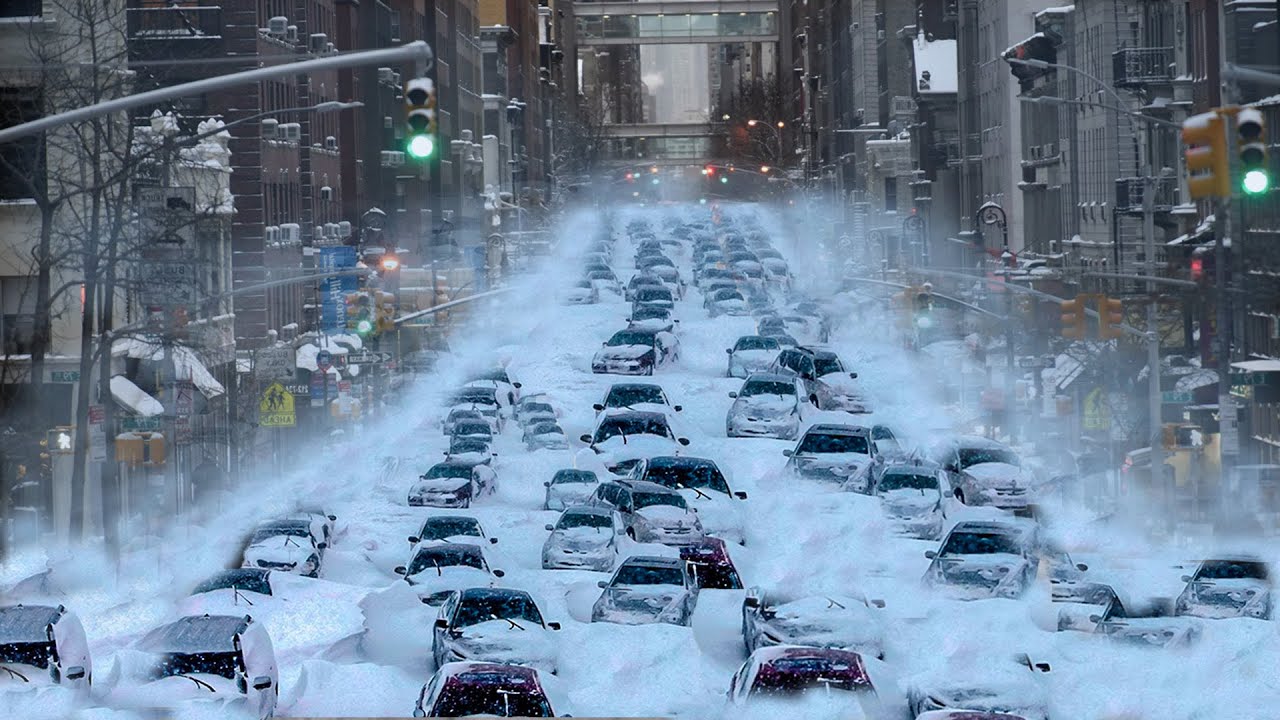 Japan is paralyzed! Ice apocalypse has stopped life! The snow is ...