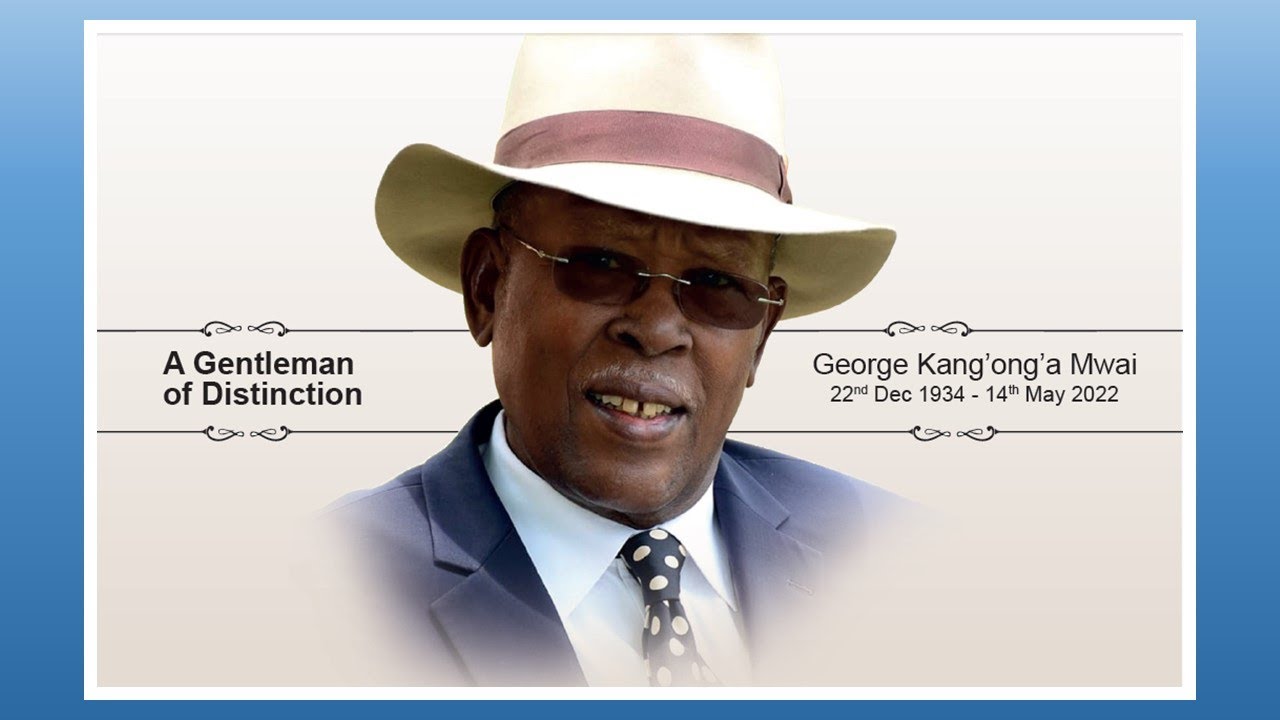 George Kang'ong'a Mwai " GK " Funeral Link Trailer - YouTube