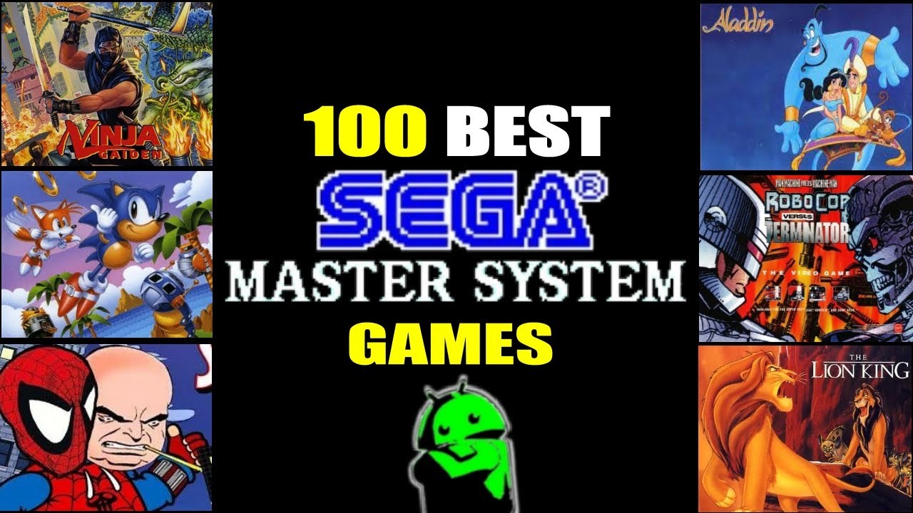 Top 100 Best Sega Master System (SMS) Games - PPSSPP Emulator Gameplay ...