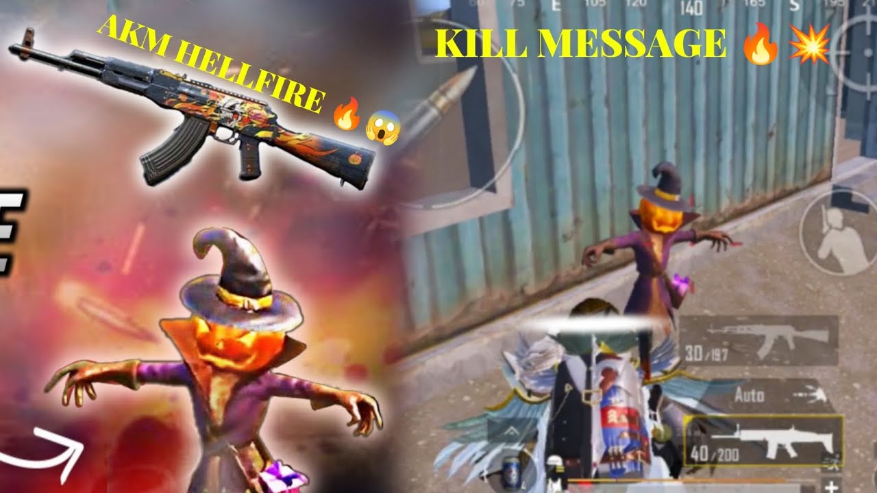 Bgmi akm hellfire 🔥😱 | pubg || kill message akm hellfire 🔥 || Jonathan gaming || scout gaming ...