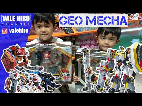 UNBOXING GEO MECHA BEAST GUARDIAN DAN GEO MECHA BRACHIOCANNON - YouTube