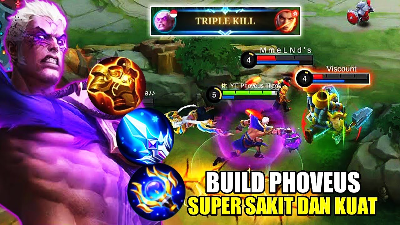 PHOVEUS BEST BUILD | GAMEPLAY HERO PHOVEUS - TOP GLOBAL PHOVEUS 2024 ...