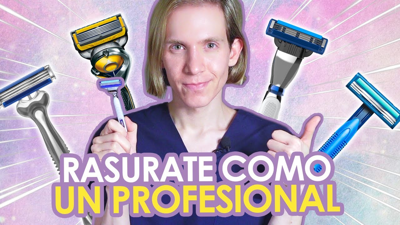 COMO AFEITAR la piel CORRECTAMENTE - Guia de Dermatologo - PASO A PASO ...