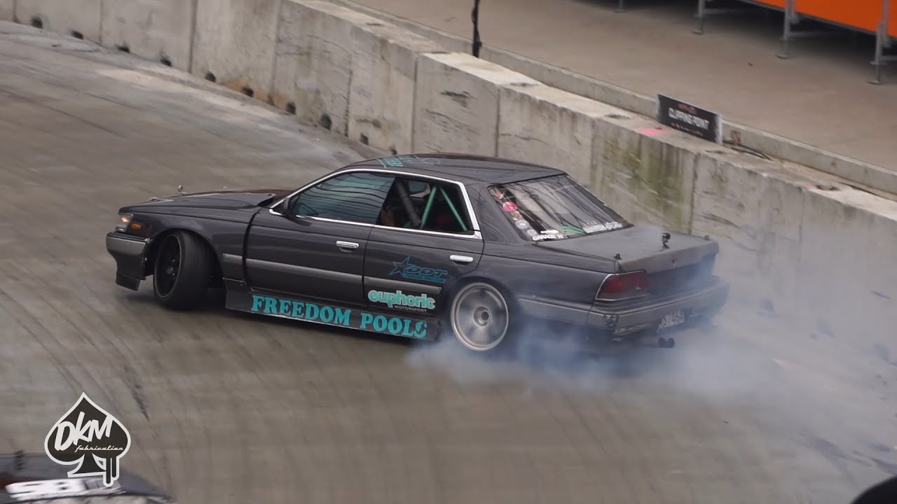 Vincent Langhorn RB25DET Nissan C33 Laurel - D1NZ Drifting R1 2016 ...