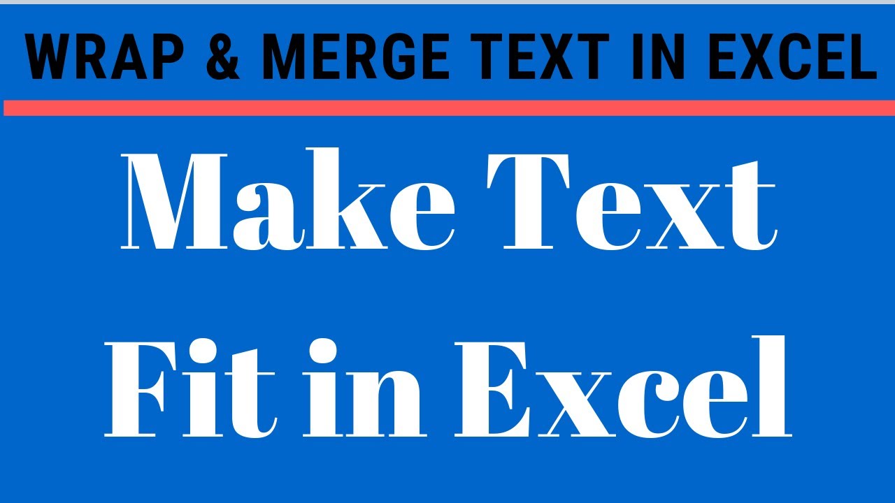 Text Formatting With Wrap Text And Merge Cells In Excel YouTube Text Formatting With Wrap Text And Merge Cells In Excel YouTube