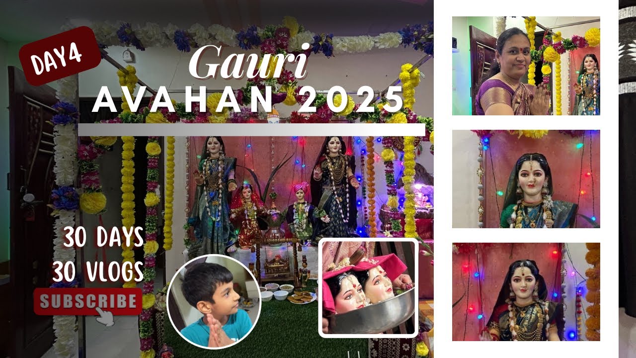 Gauri Avahan & Chota YouTuber😳| Tai chya Ghar | Festival Days | 30 Days ...