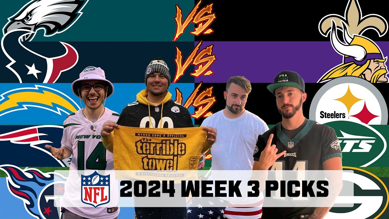 For The Fan: NFL 2024 Week 3 Picks! - YouTube