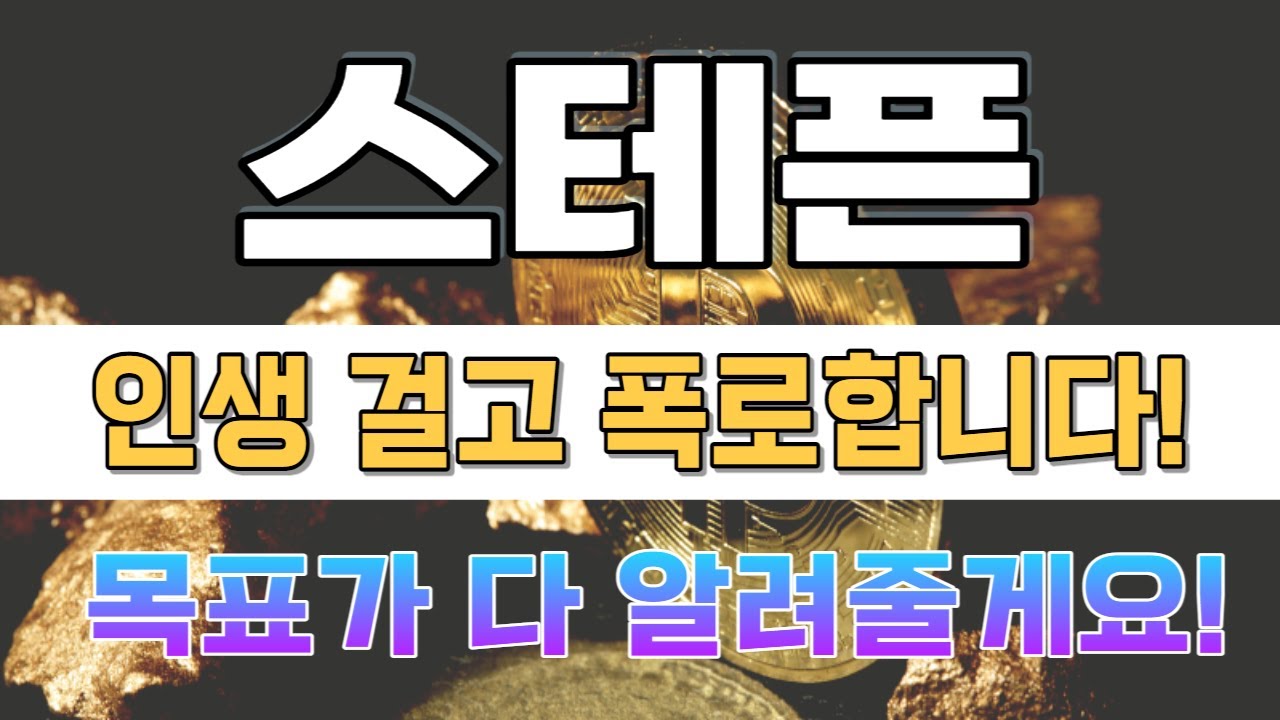 스테픈 코인 스테픈 스테픈코인 스테픈호재 스테픈전망 스테픈대응 스테픈가격 스테픈코인가격 스테픈코인가격전망