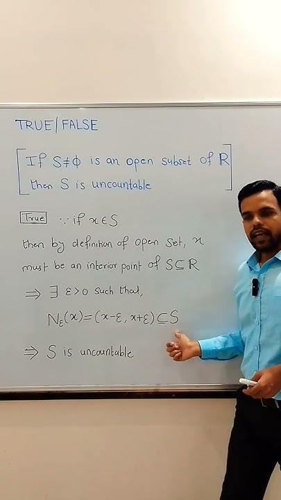Why Non-Empty Open Subsets of R Can't Be Countable | Real Analysis | Mathematics - YouTube