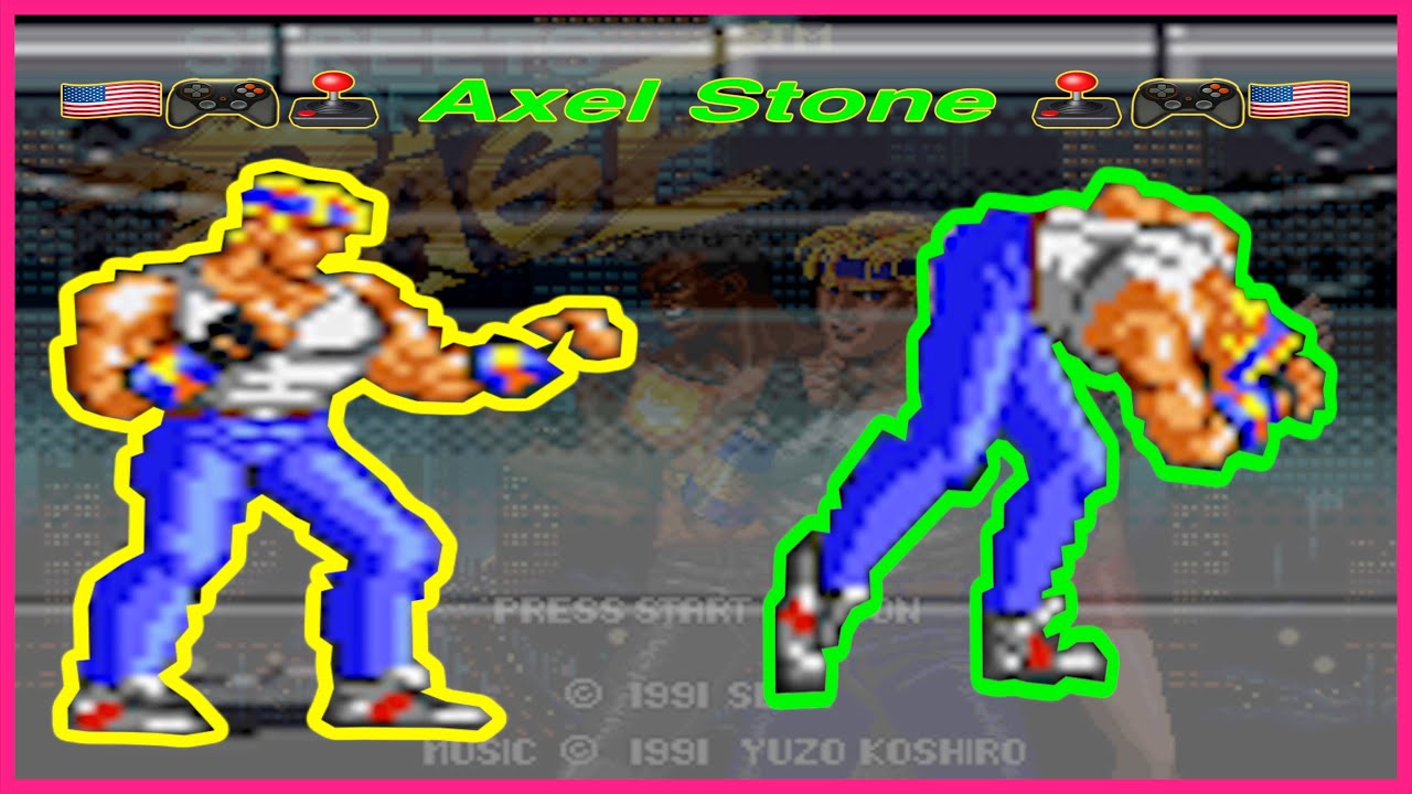 🇺🇸🎮🕹 Streets Of Rage - Sega Genesis - Axel Stone - Hardest Difficulty ...